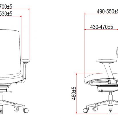Office Chair – Serie J – 360D - Z&V